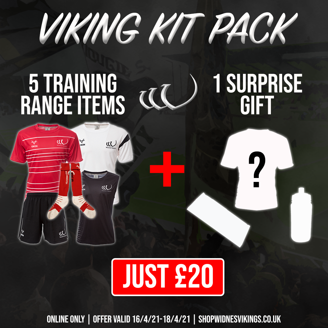 Viking Kit Pack available this weekend - Widnes Vikings