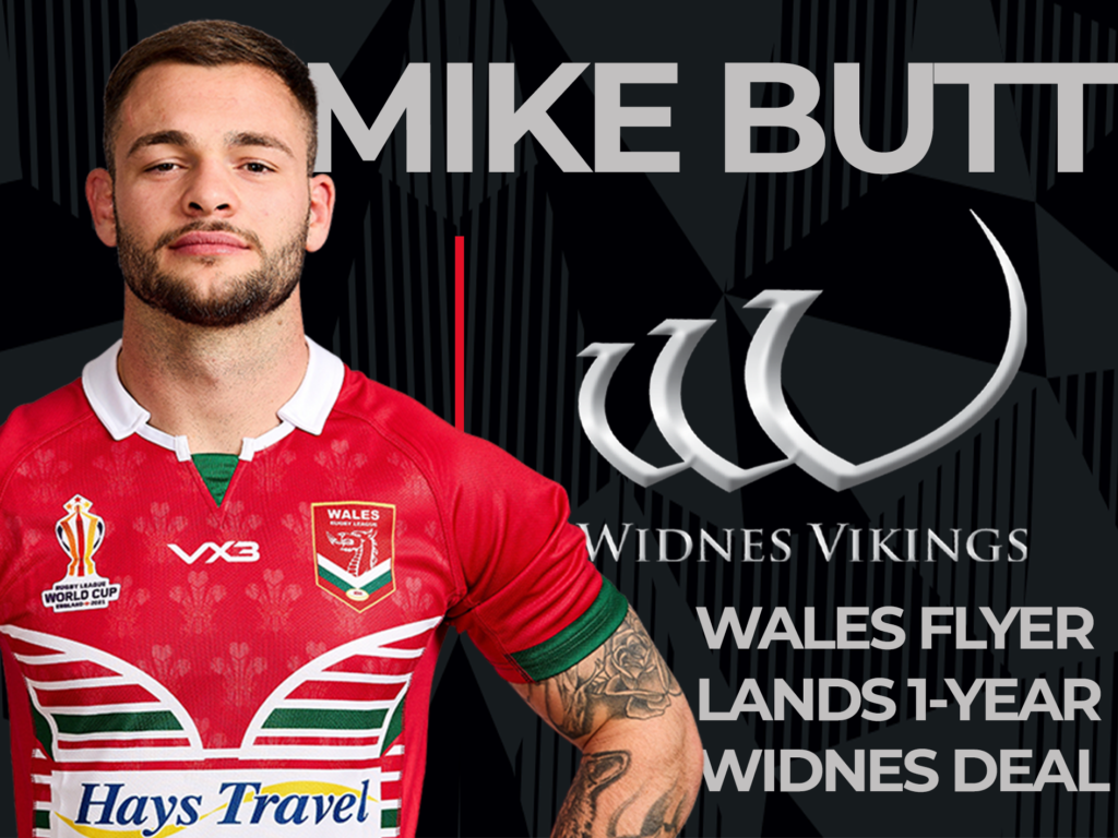 MIKE BUTT SIGNS 1-YEAR DEAL WITH THE VIKINGS - Widnes Vikings