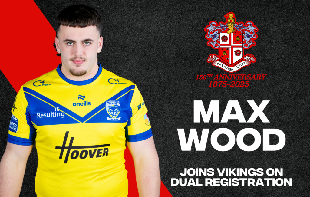 MAX WOOD JOINS VIKINGS ON DUAL REGISTRATION - Widnes Vikings